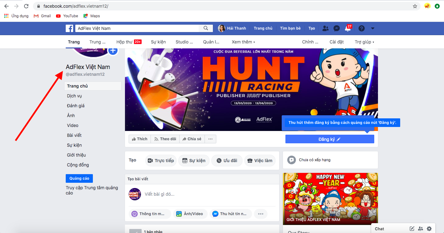 Cách đổi tên fanpage facebook thành công mới nhất 2022 - AdFlex